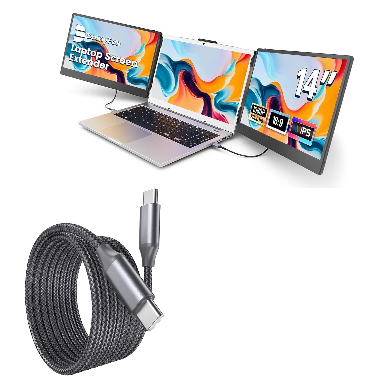 Amazon.com: BoxWave Cable Compatible with Domyfan S2 Triple Portable ...