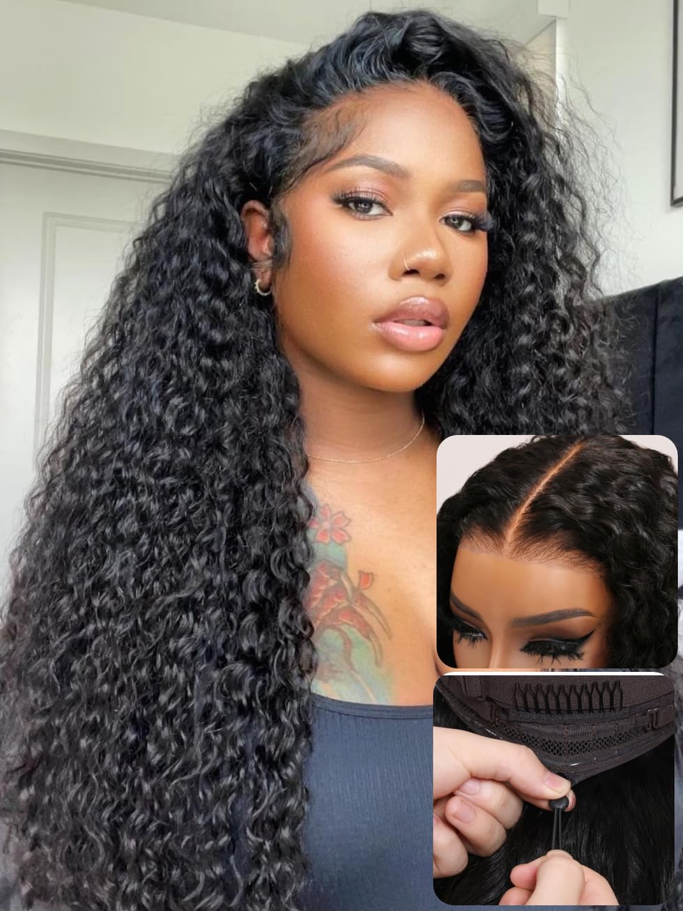 Amazon.com : UNICE Bye Bye Knots Wig Water Wave 7X5 Lace Front Wigs ...