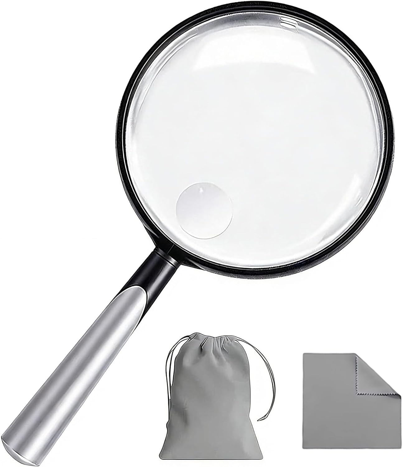 Amazon.com: 10X 30X Handheld Magnifying Glass for Reading - 110mm ...