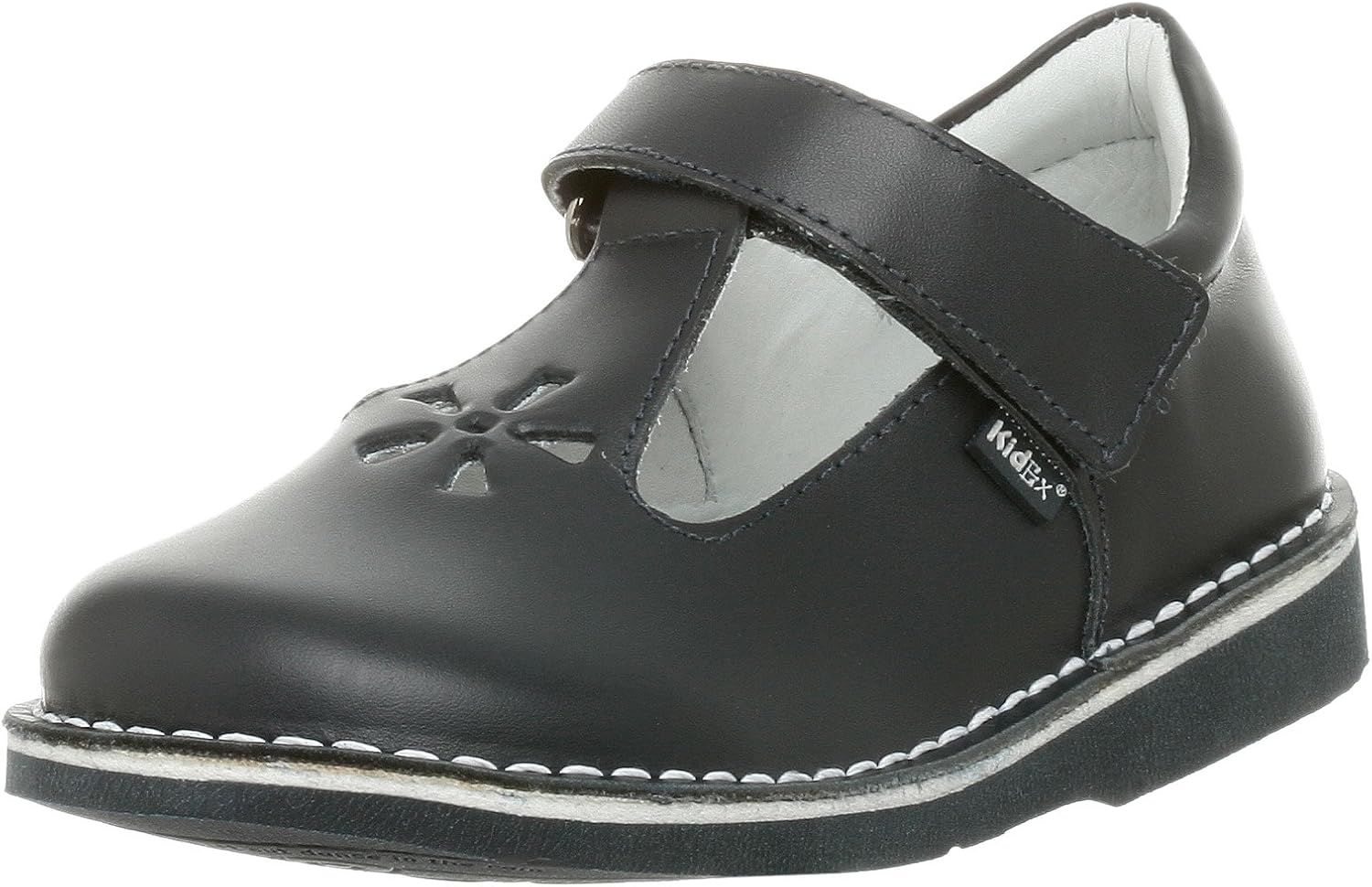 Amazon.com: Kid Express Toddler/Little Kid Madison T-Strap,Navy Leather ...
