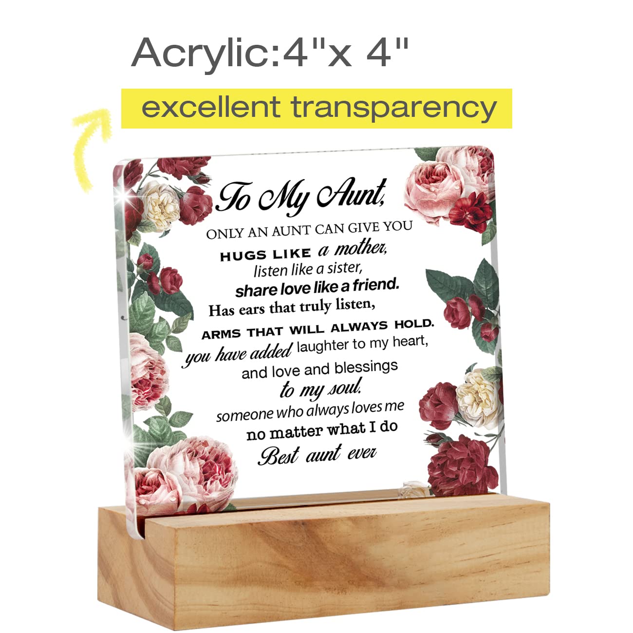 Snapklik.com : Aunt Gifts From Niece And Nephew - Best Aunt Ever Floral ...
