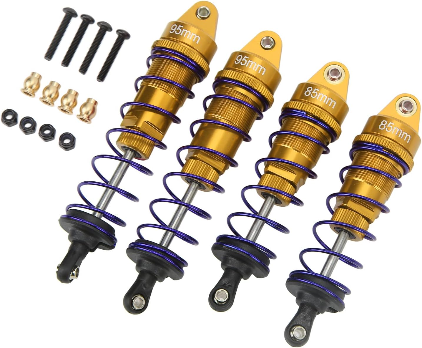 Amazon.com: RiToEasysports RC Car Spring Damper, Aluminum Alloy RC ...