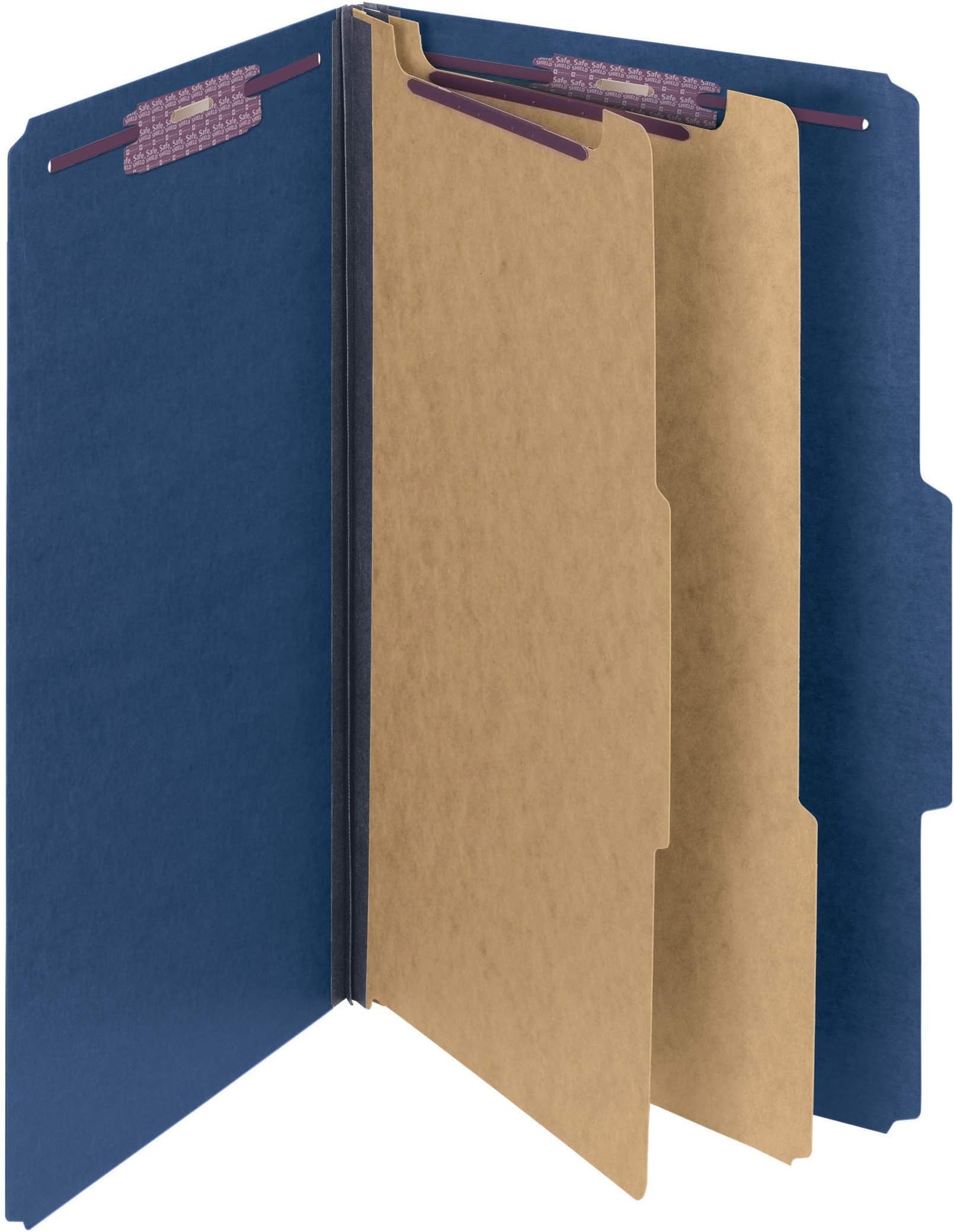 Amazon.com : Smead Colored Pressboard Classification Folders with ...