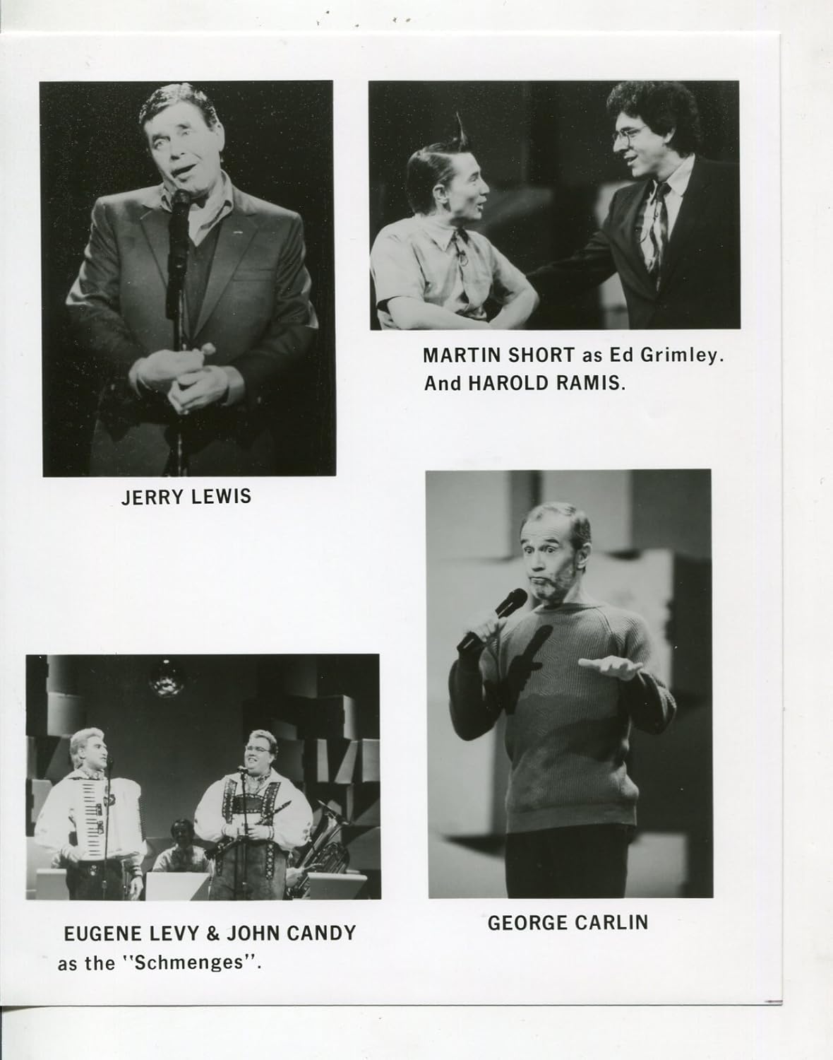 MOVIE PHOTO: Six Comedians-Jerry Lewis-George Carlin-Martin Short-John ...