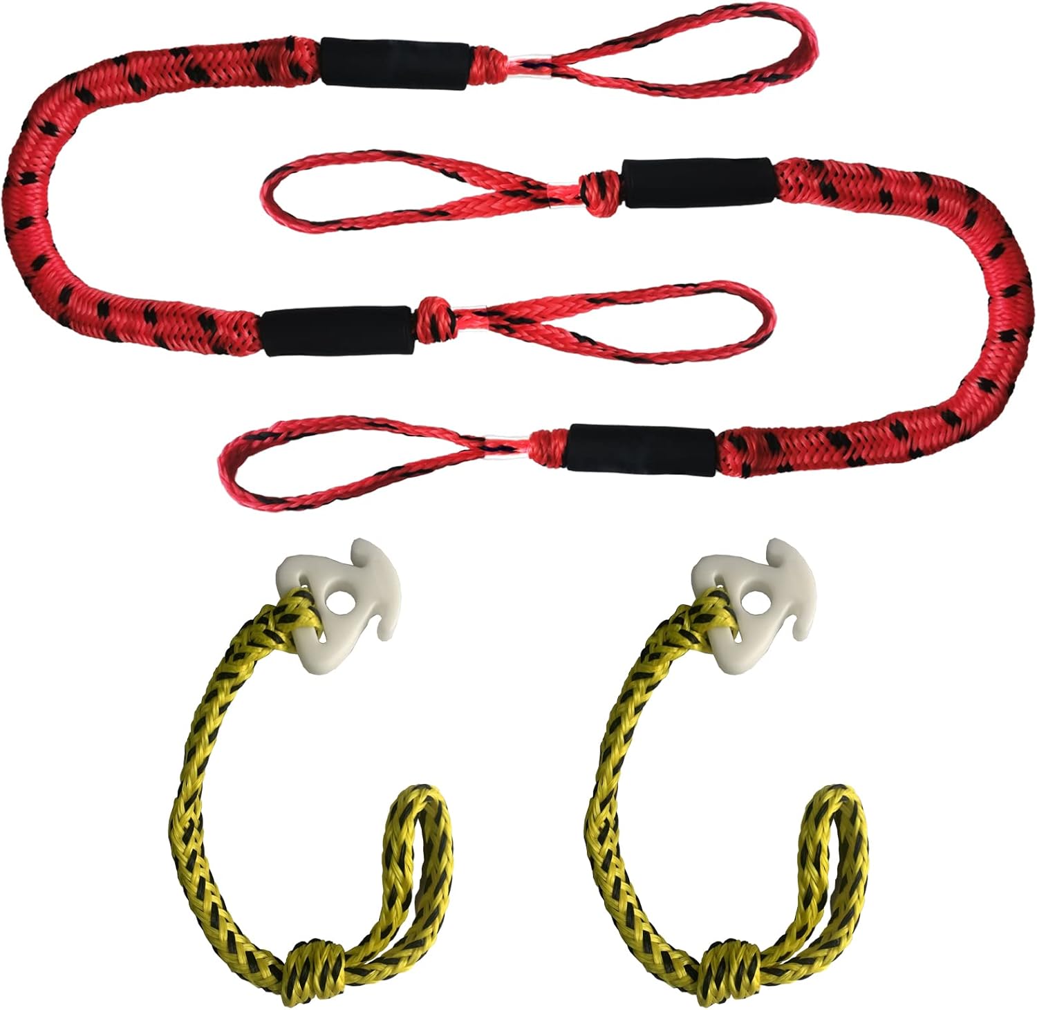 Amazon.com: Bungee Dock Line for Boats and Boat Tube Towable Rope Quick ...