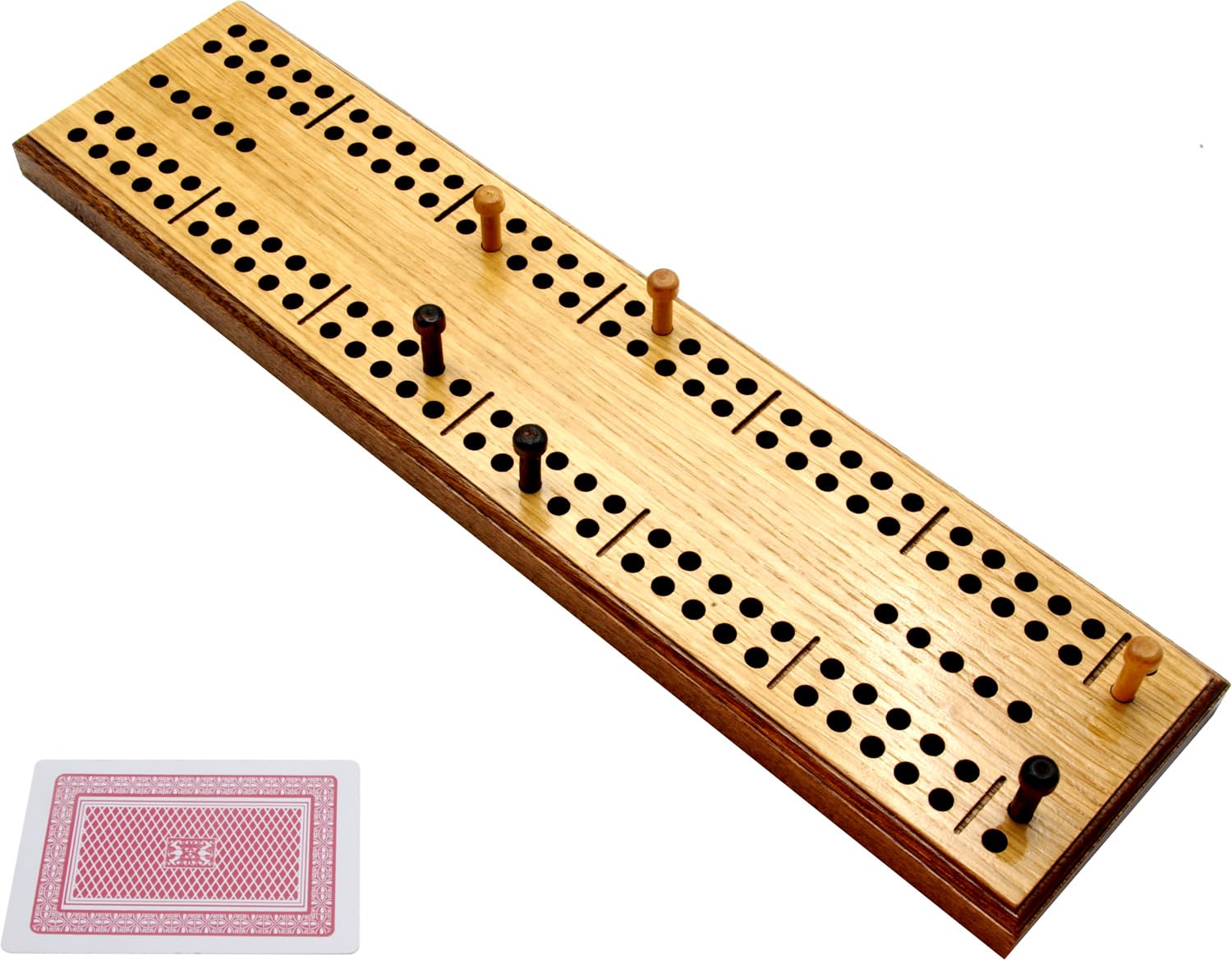 Low vision, tactile wooden cribbage board : Amazon.co.uk: Toys & Games