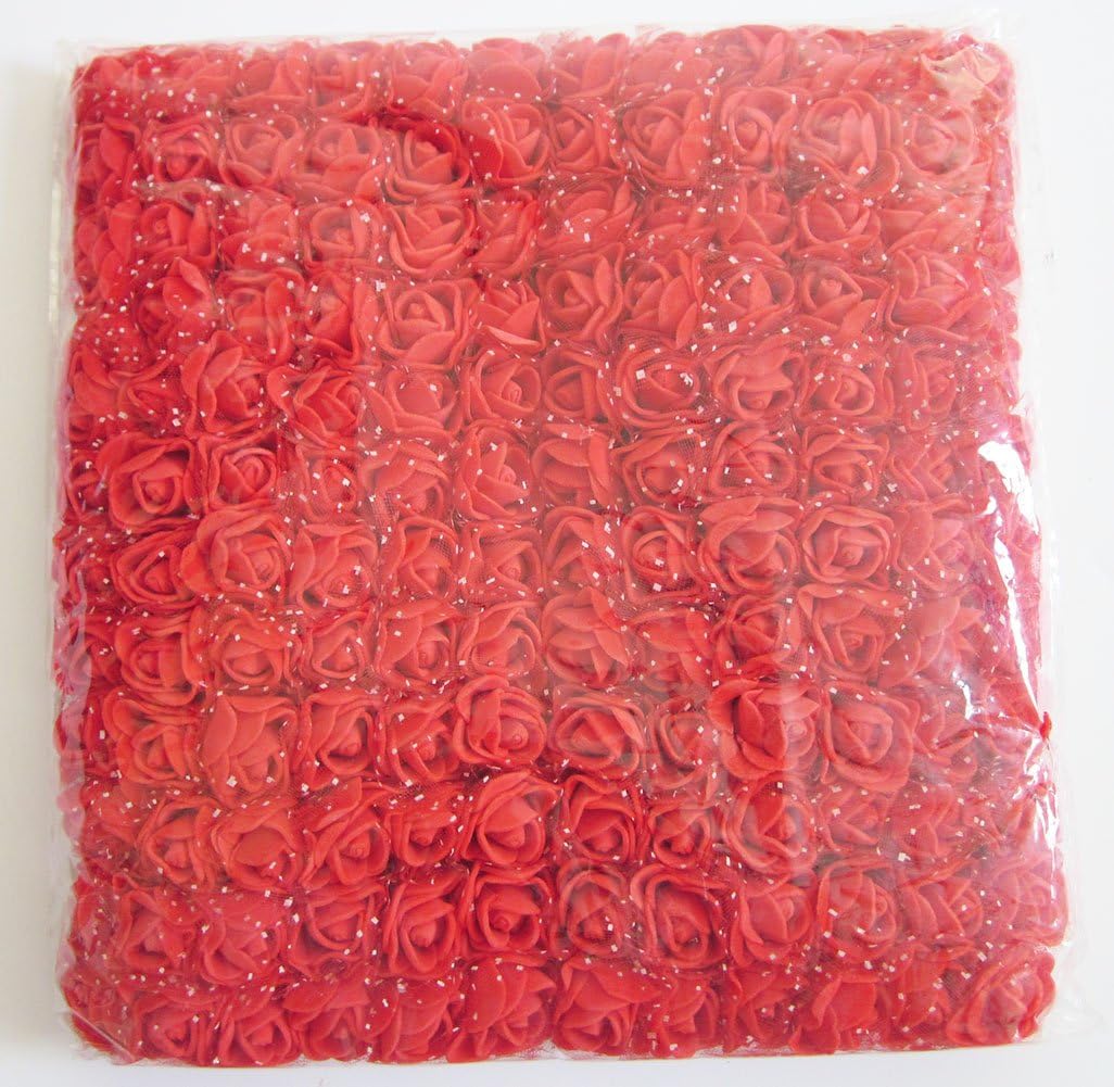 Amazon.com: 100PcsArtificial Flowers Mini Artificial Rose Artificial ...
