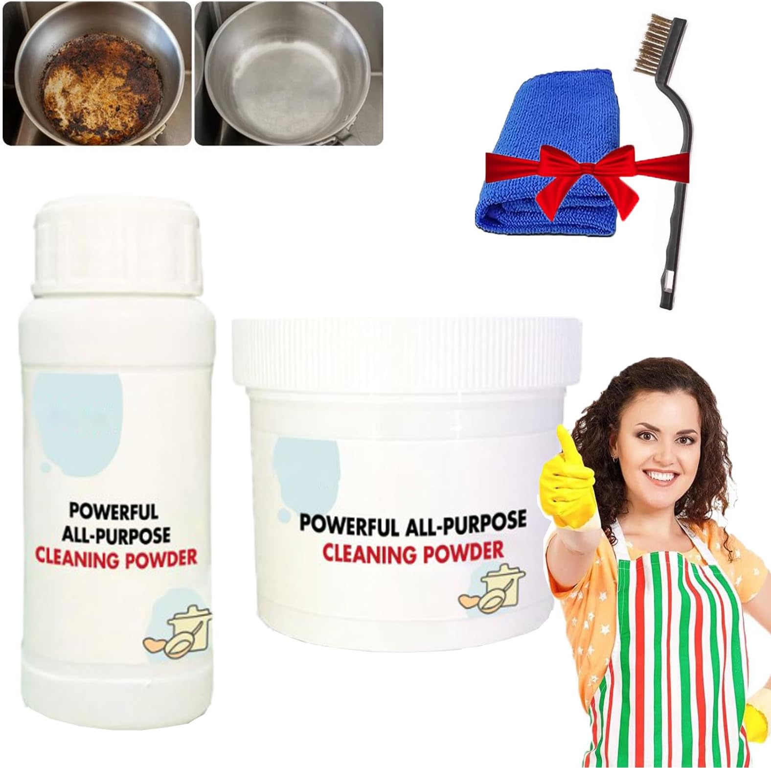 Amazon.com: Pousbo Powerful Kitchen All-purpose Powder Cleaner, Powerful All Purpose Cleaning ...