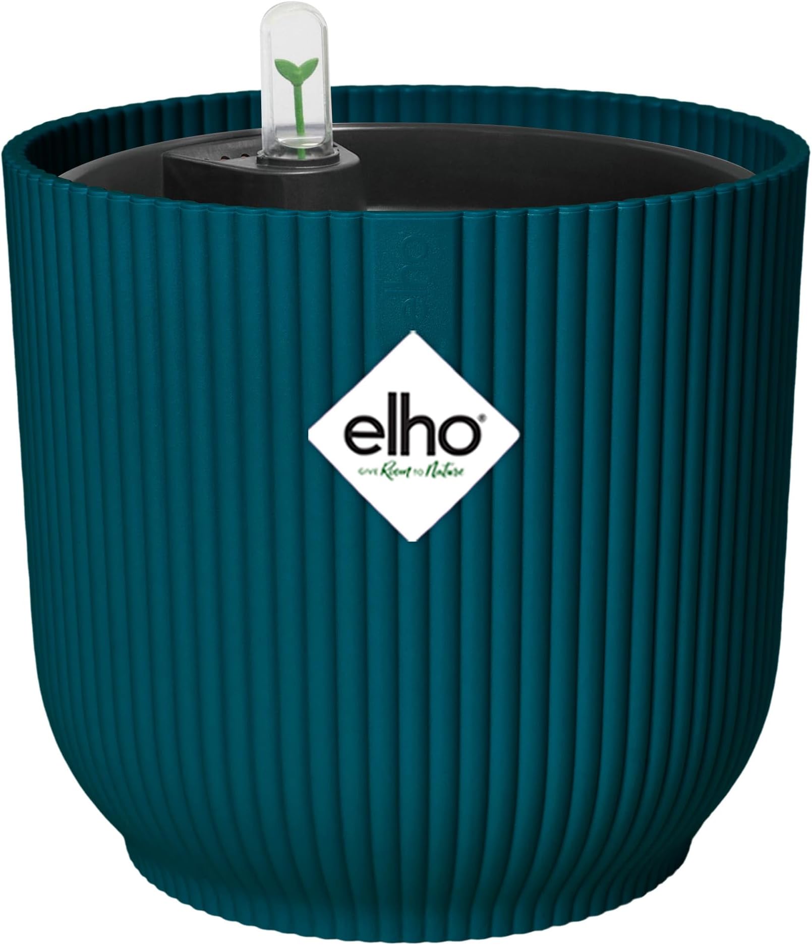 elho Vibes Fold Round Flower Pot with Self Watering Insert - 100% ...