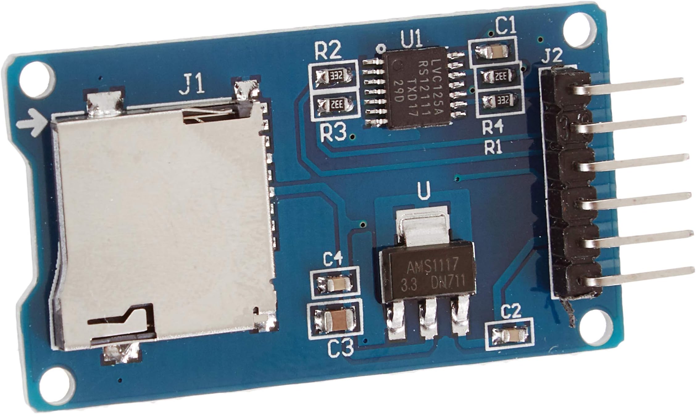 Robodo MO20 Micro SD Card Module Reader Slot Socket Shield Arduino Arm MCU Read and Write SPI ...