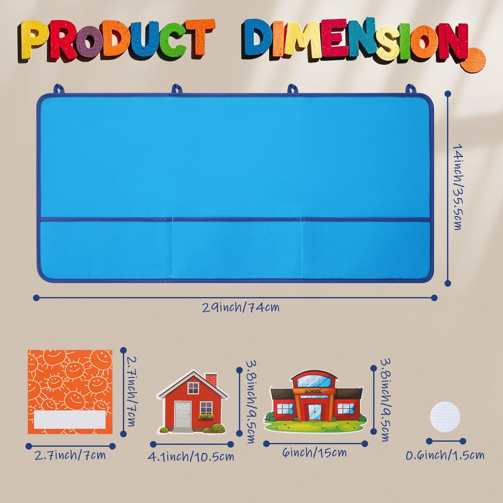 Snapklik.com : Attendance Pocket Chart For Preschool Classroom Large ...