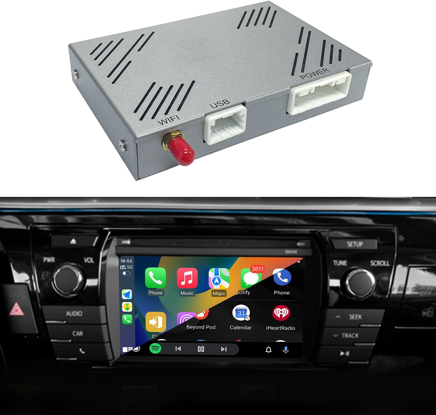 Amazon.com: Wireless Carplay/Android Auto Module for Toyota Tacoma ...