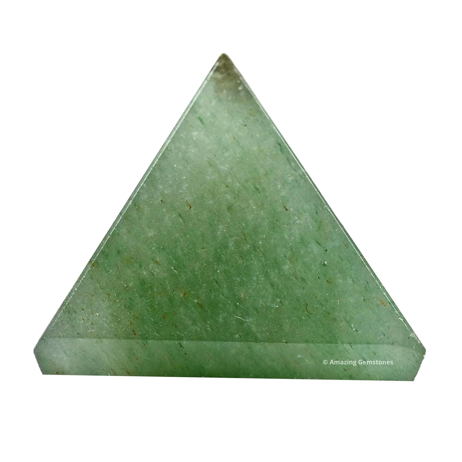 Amazon.com: Green Aventurine Pyramid Crystal Healing Stones - 1" Great ...