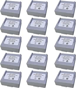 Amazon.com: (15 Pack) 68300900 Battery 3.6V 2100mAh for HETRONIC ...