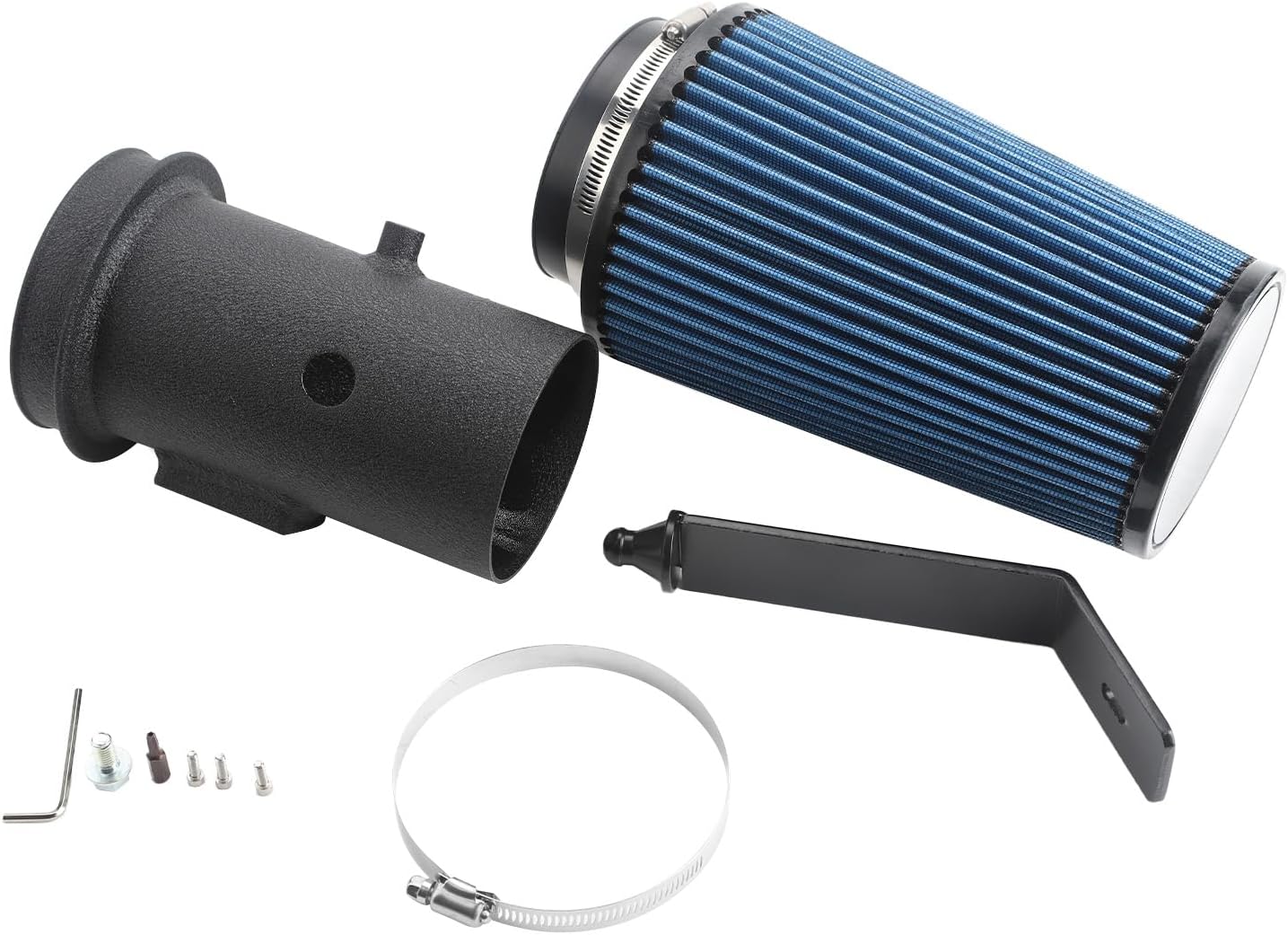 4” Cold Air Intake Pipe with Filter Fits Ford 2008-2010 Power-stroke 6 ...