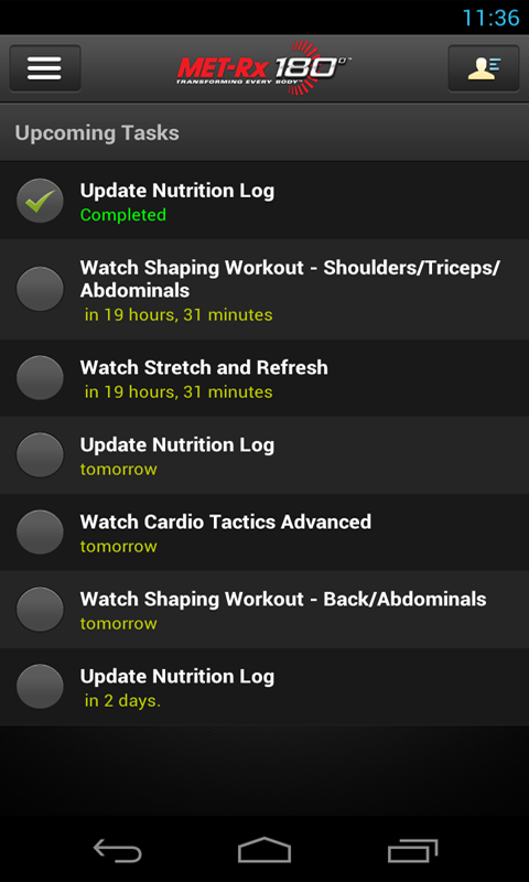 MET-Rx 180°™ - App on the Amazon Appstore