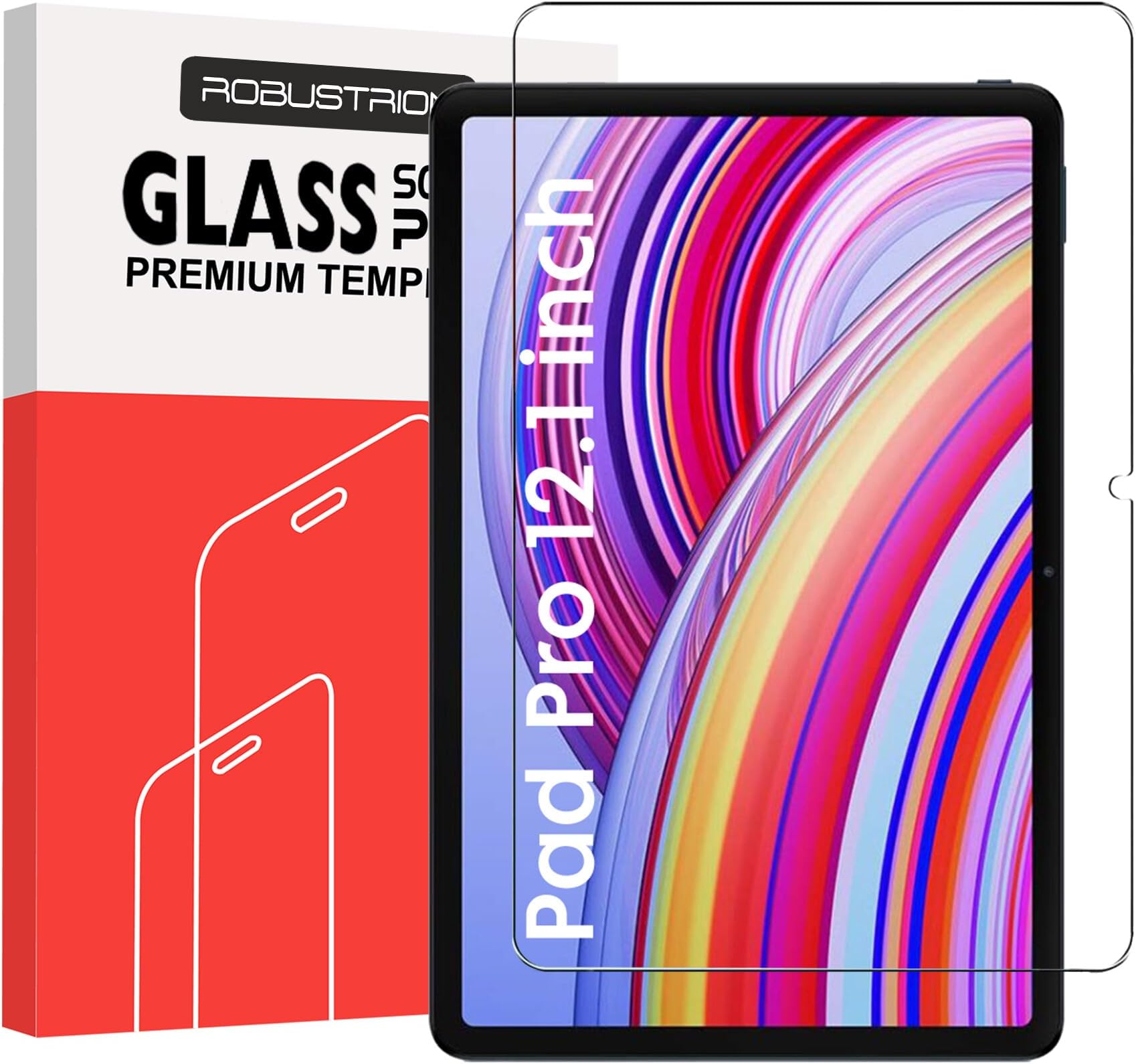 Robustrion Tempered Glass for Redmi Pad Pro 12.1 inch Full Screen ...
