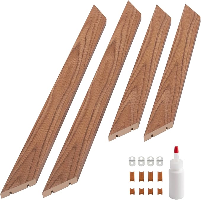 Amazon.com: Frame My Mirror Add A Frame - Oak Custom Size Mirror Frame ...