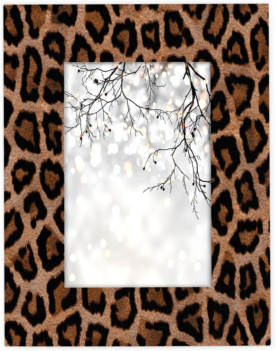 Amazon.com - JXDXHCW 8x10 Picture Frame Retro Leopard Print Home ...