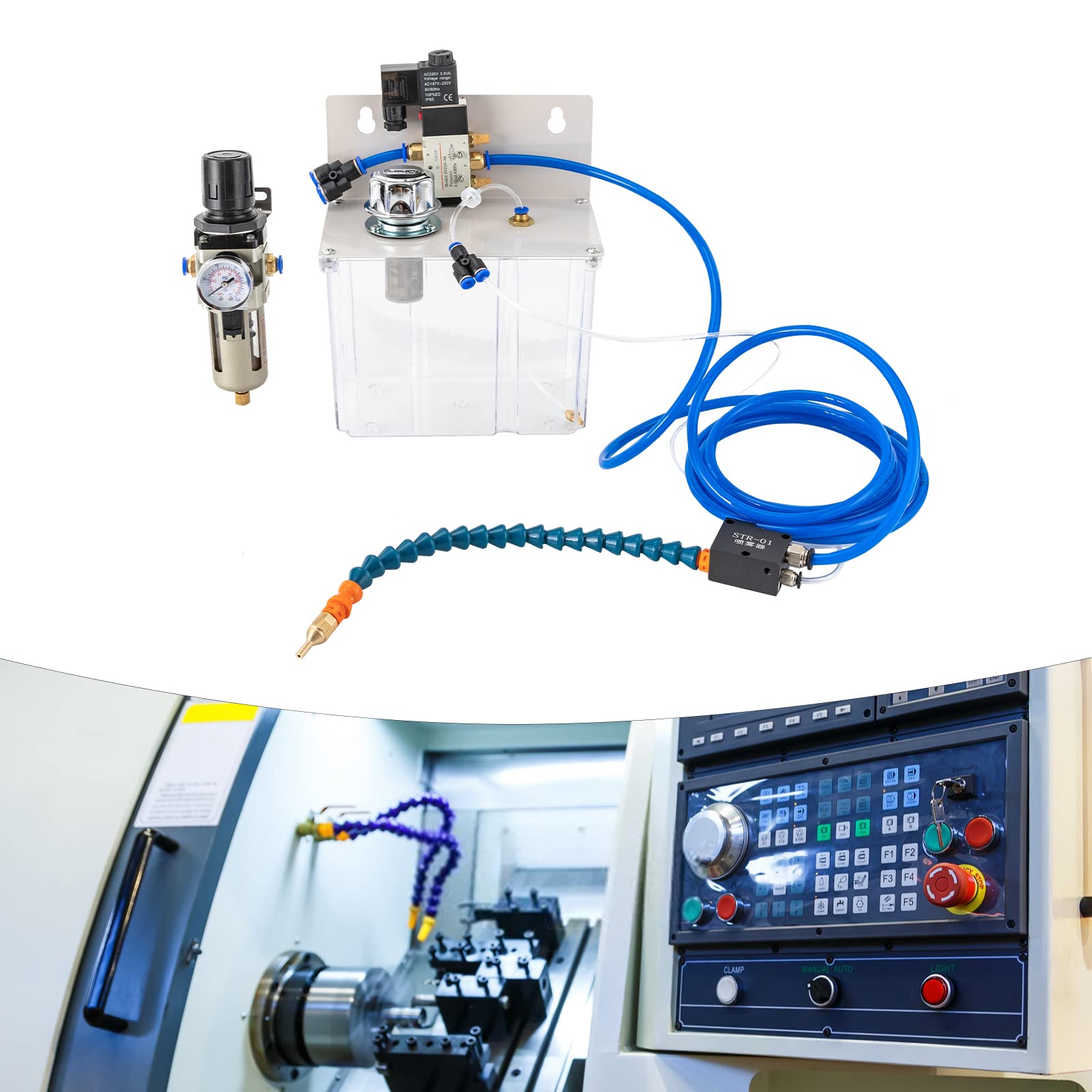 Cnc Router Accessories Mist Coolant Lubrication Spray System For 8mm ...