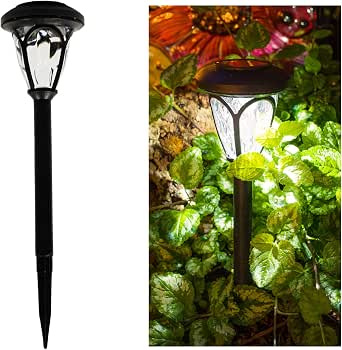 Amazon.com: Crosslight Solar Powered Pathway Lights (4 Pack) - Outdoor ...