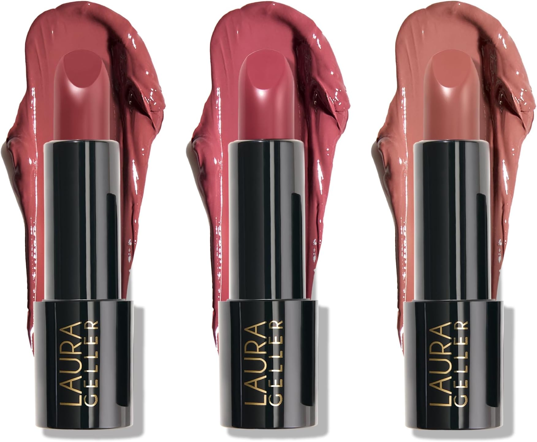 Amazon.com : LAURA GELLER NEW YORK Modern Classic Cream Lipstick Trio ...