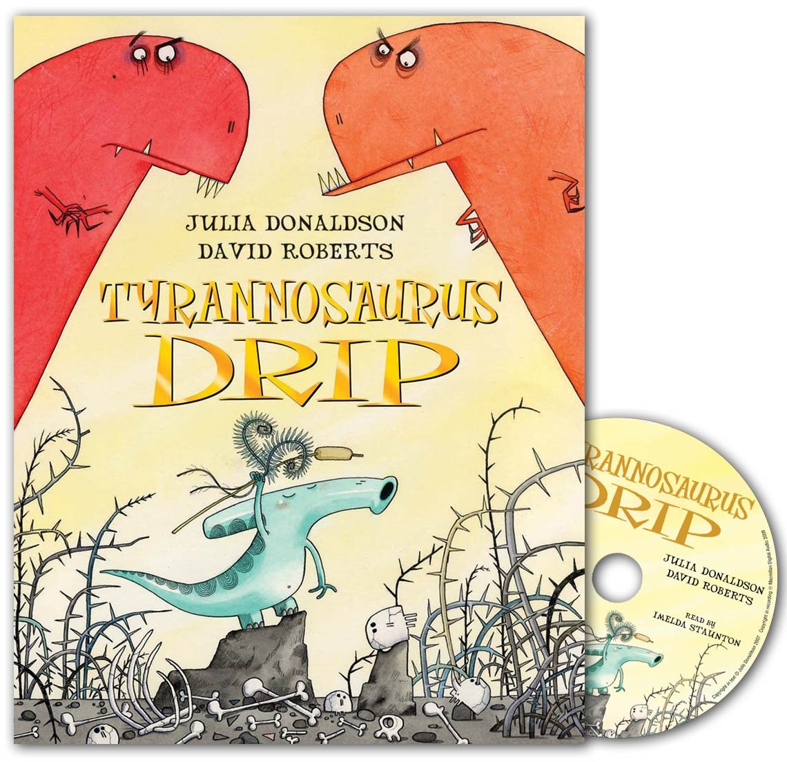 Amazon | Tyrannosaurus Drip Book and CD Pack (Book & CD) | Donaldson ...