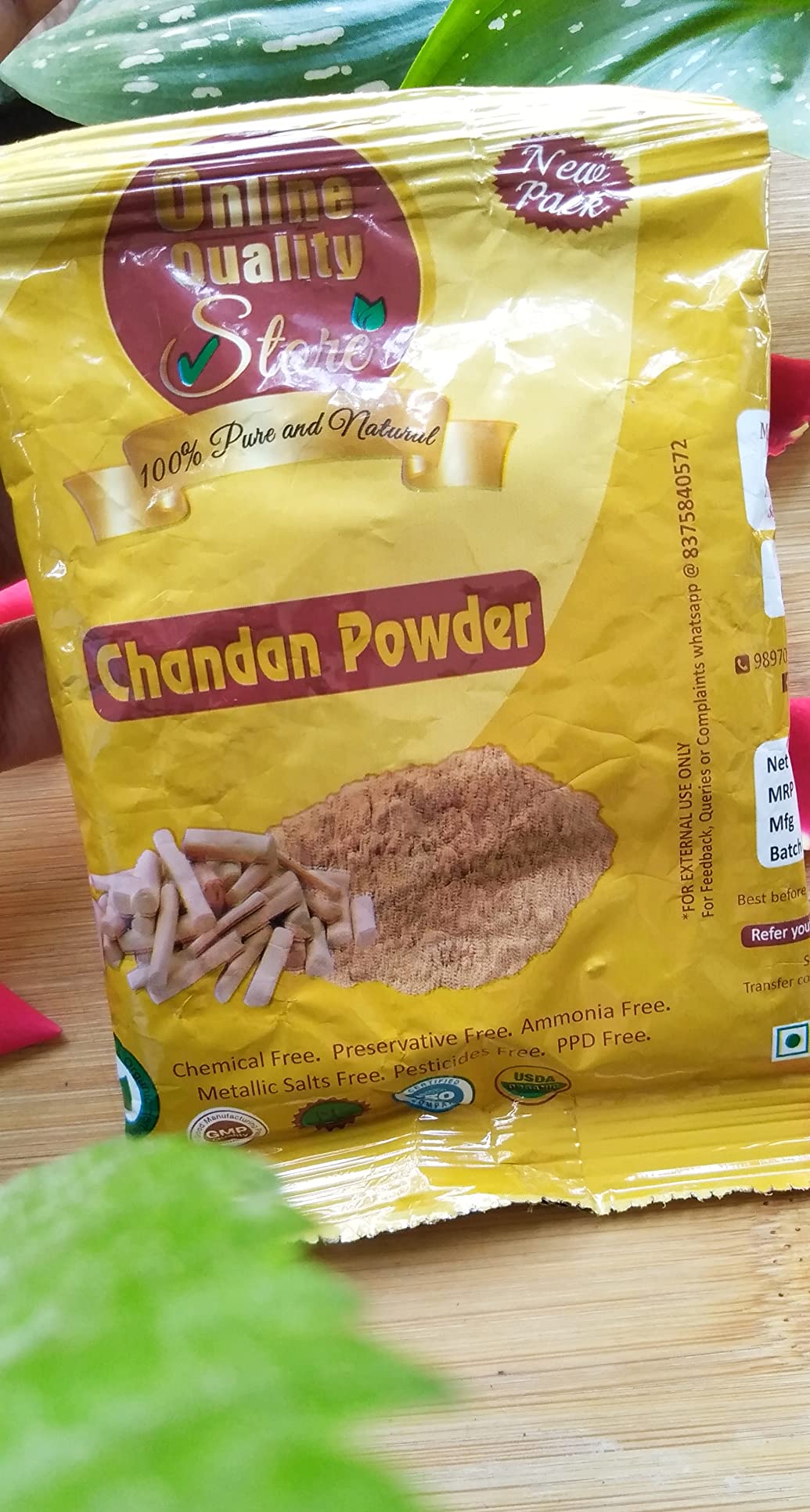Buy Online Quality Store chandan powder |Organic Sandalwood Powder ...