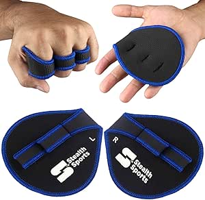 Amazon.com : Stealth Sports Weight Lifting Gym Grip Pads Non-Slip ...