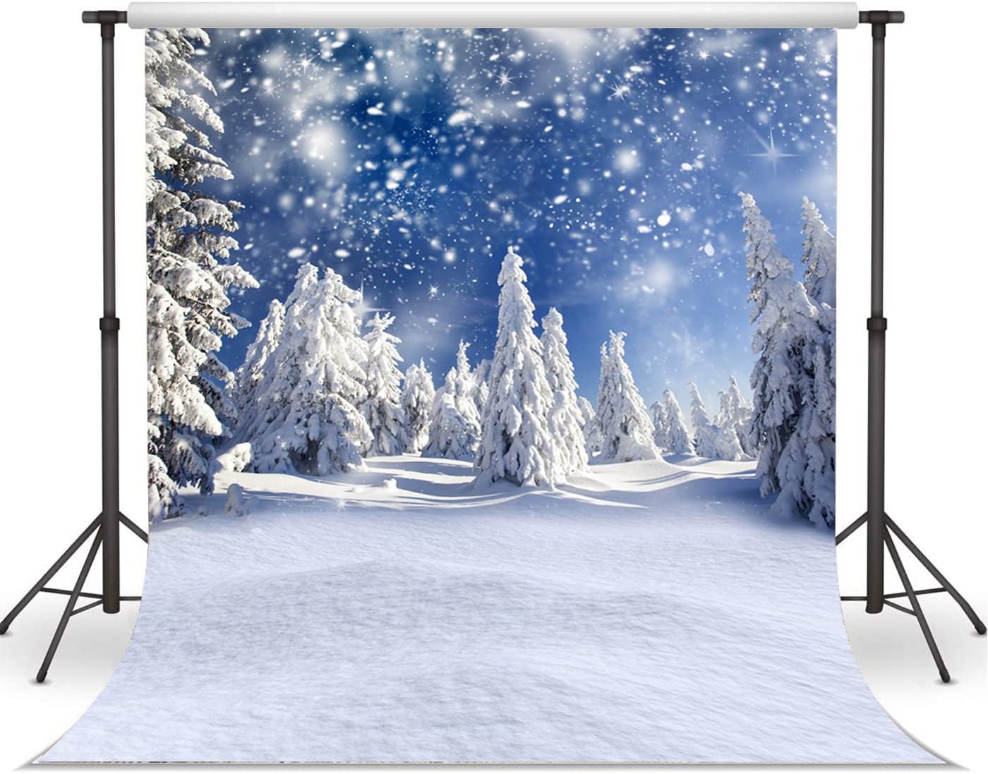 Amazon.com : Alltten 10x10ft Winter Snowing Backdrop Wonderland ...
