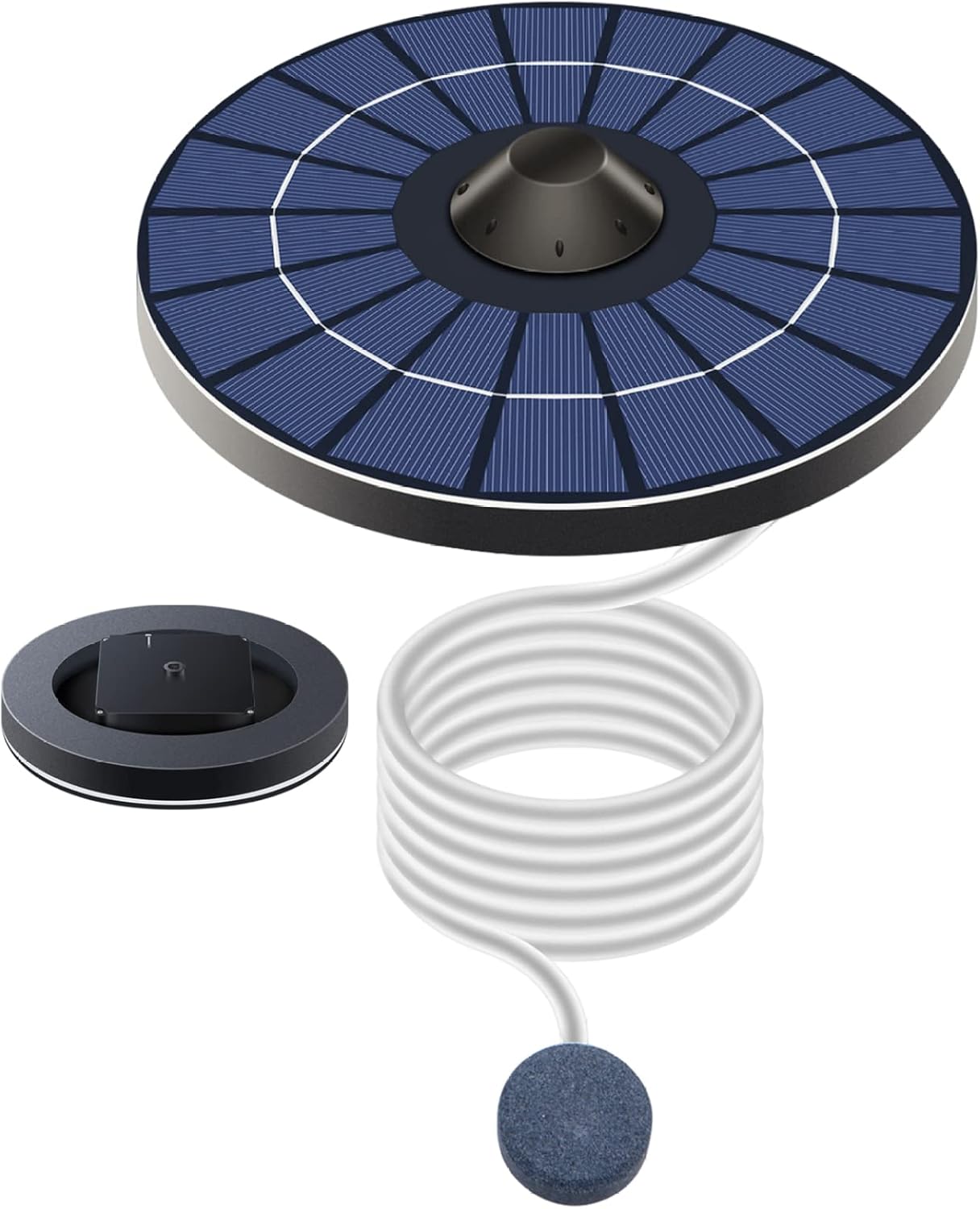 Amazon.com : Nicedeal Solar Oxygenator Air Pump,Solar Pond Aerator Pump ...