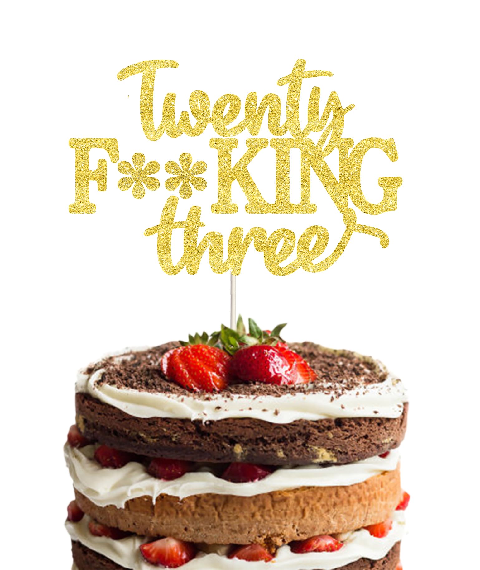 Amazon.com: Happy 23rd Birthday Cake Topper 23 Birthday Cake Toppers ...