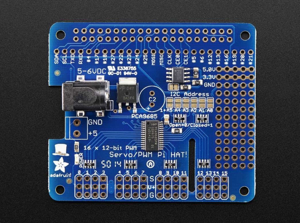 Amazon.com: 2327 - Raspberry Pi PWM Servo Hat Development Board ...