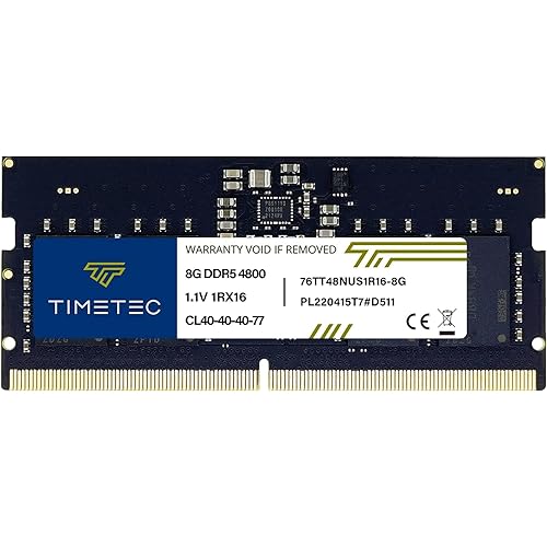 Snapklik.com : Timetec 8GB DDR5 4800MHz PC5-38400 Unbuffered Non-ECC ...
