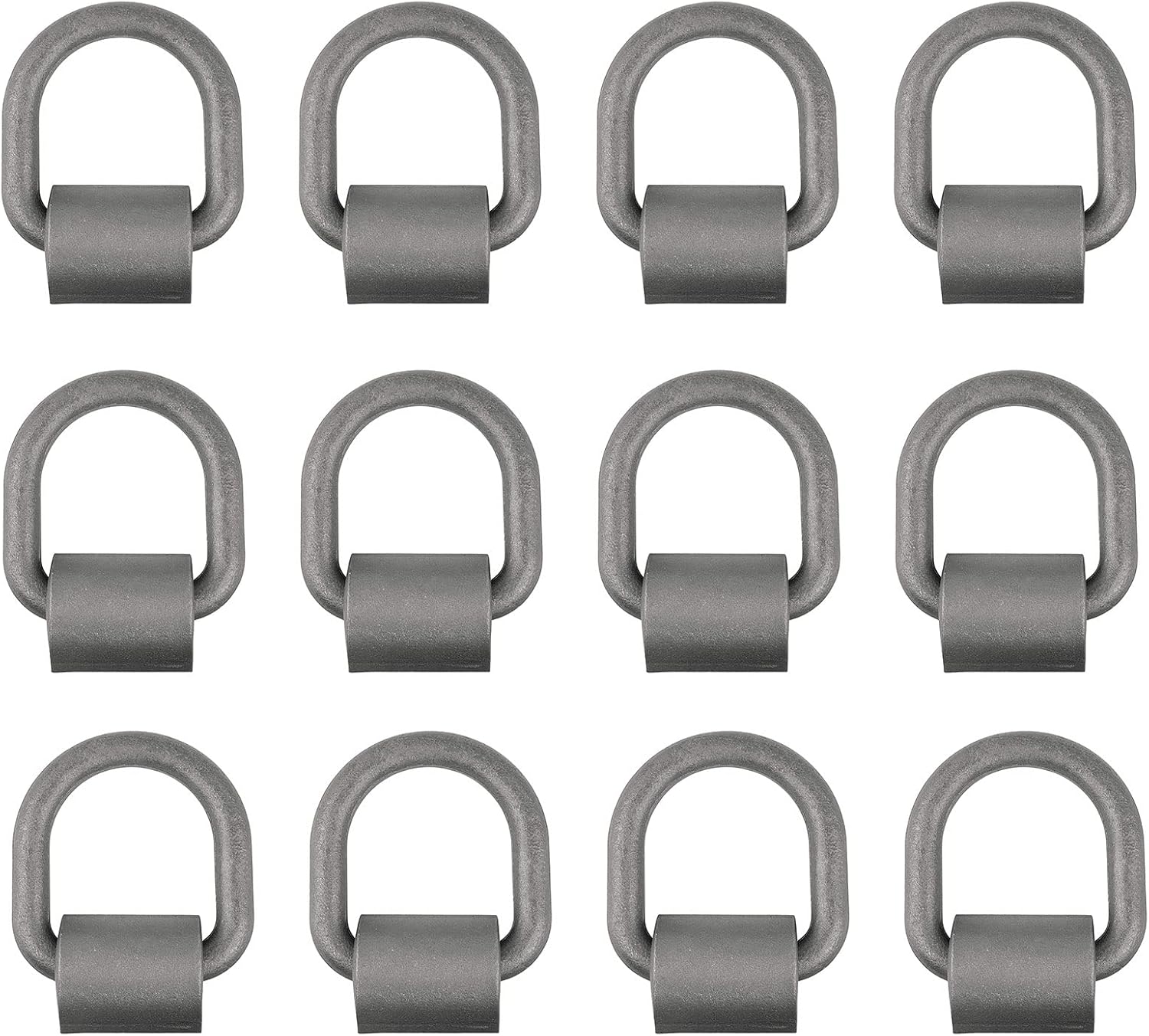 Amazon.com: AYMMIC 1/2" Heavy Duty Weld-On Forged D Ring with Welding Clips,D-Ring Tie Down ...