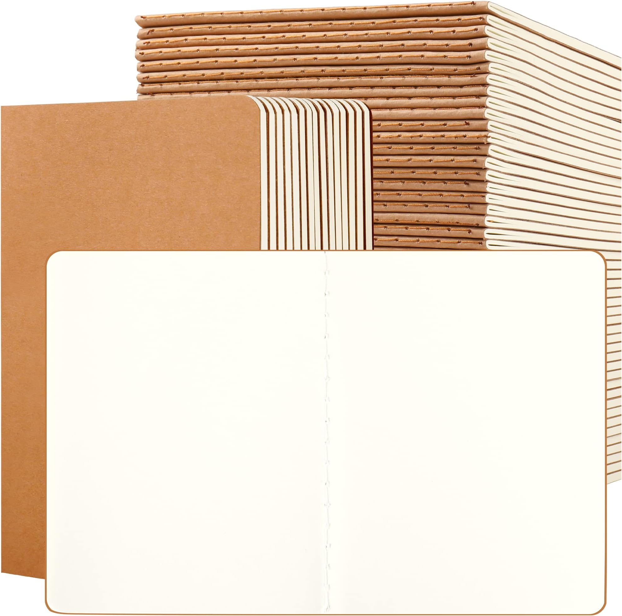 Amazon.com : Labkiss 100 Pack Small Blank Notebook & Journal Bulk ...