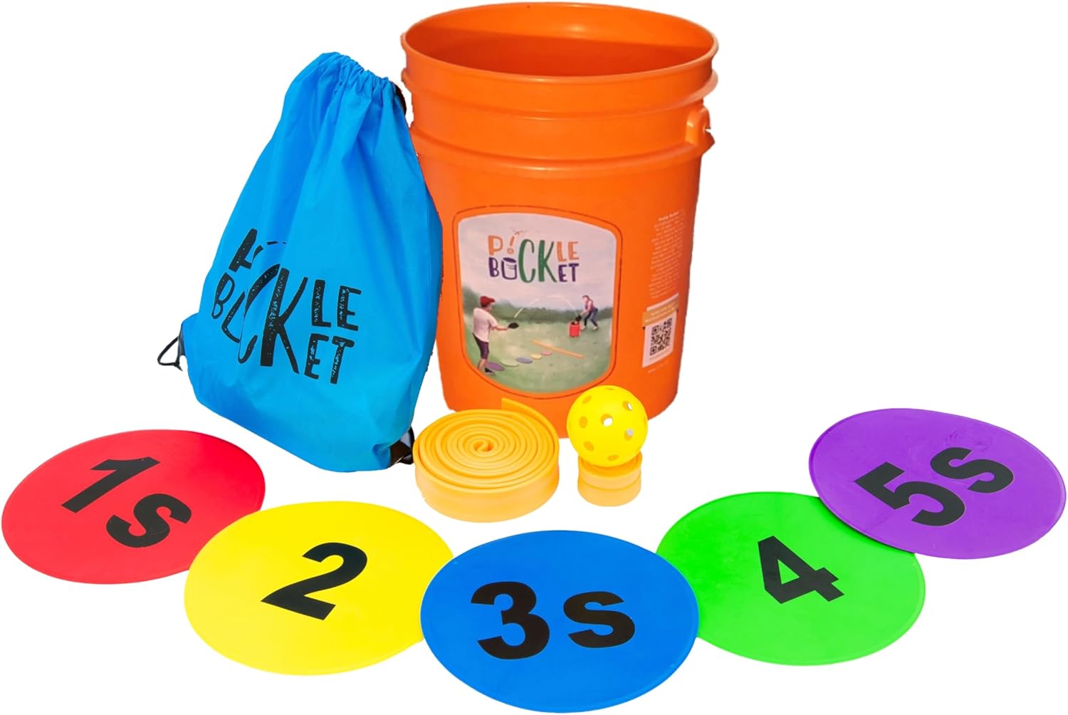 Amazon.com: Pickle Bucket Lite Backyard Game Set for Pickleball (no ...
