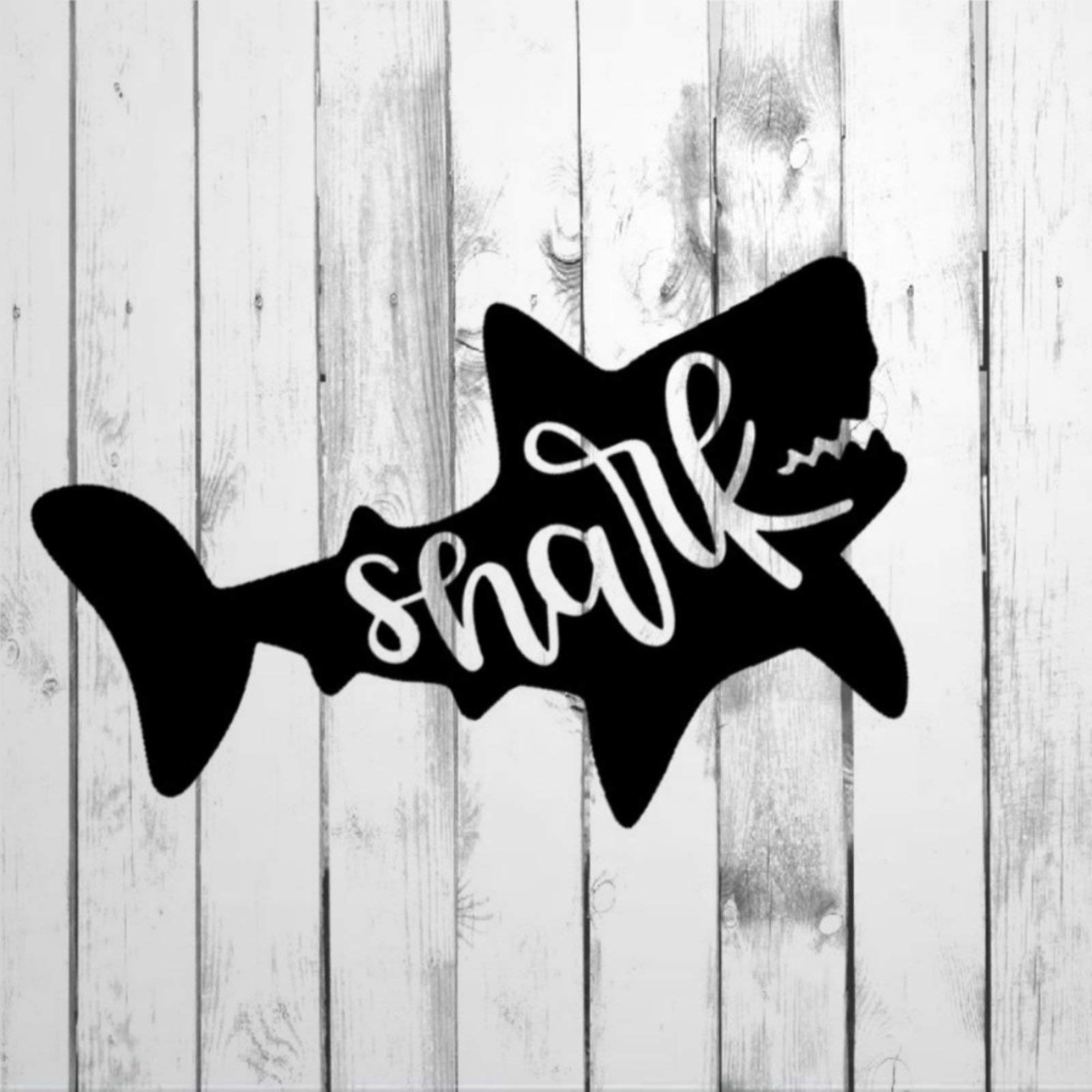Shark Typography