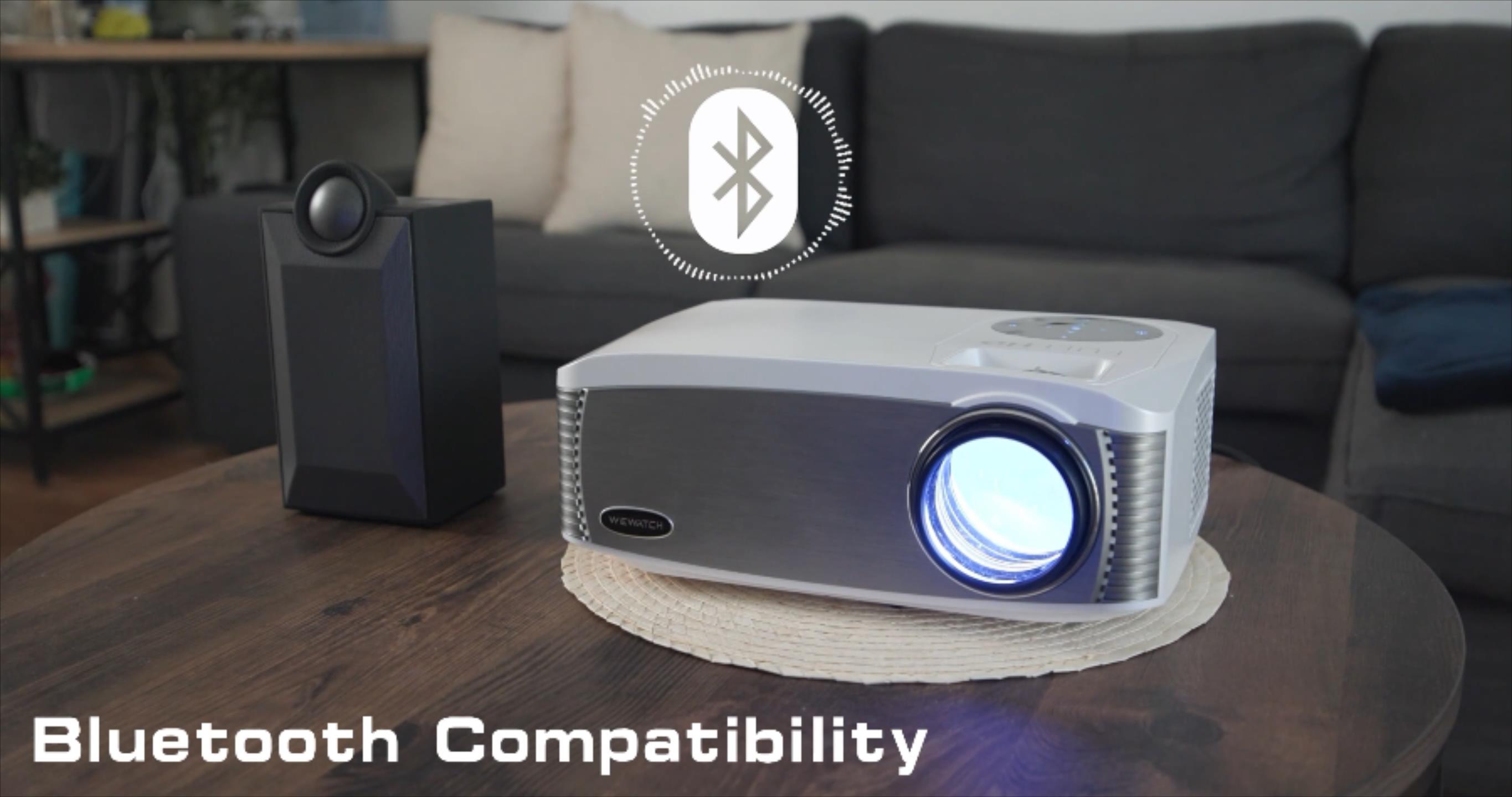 Watch WEWATCH V70S Native 1080P 450 ANSI 5G Bluetooth Projector on ...