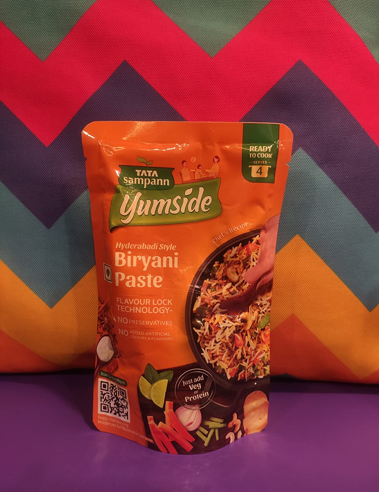 Tata Sampann Yumside Biryani Paste/Masala- Hyderabadi Style, 150g ...