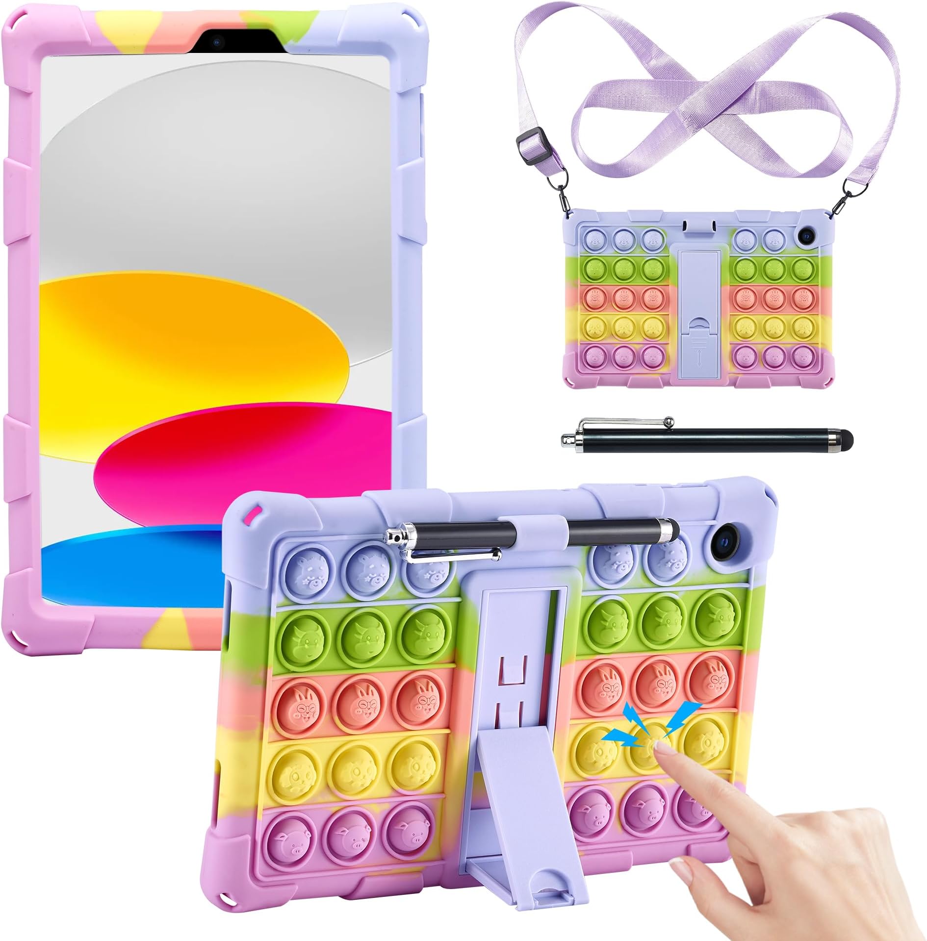 Amazon.com: HminSen Case for ApoloMedia EM101/AWDYQJE A55 10.1 inch ...