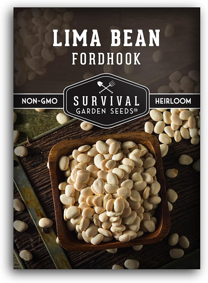 Amazon.com : Fordhook Lima Bean Seeds for Planting - 1 Packet with ...