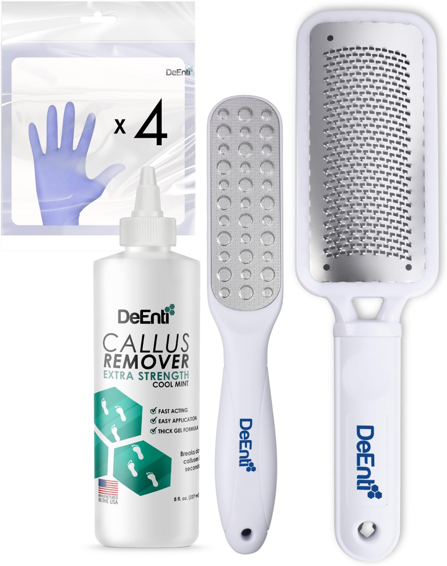 Amazon.com : DeEnti Callus Maintenance Pack, Bundle Includes Mint ...