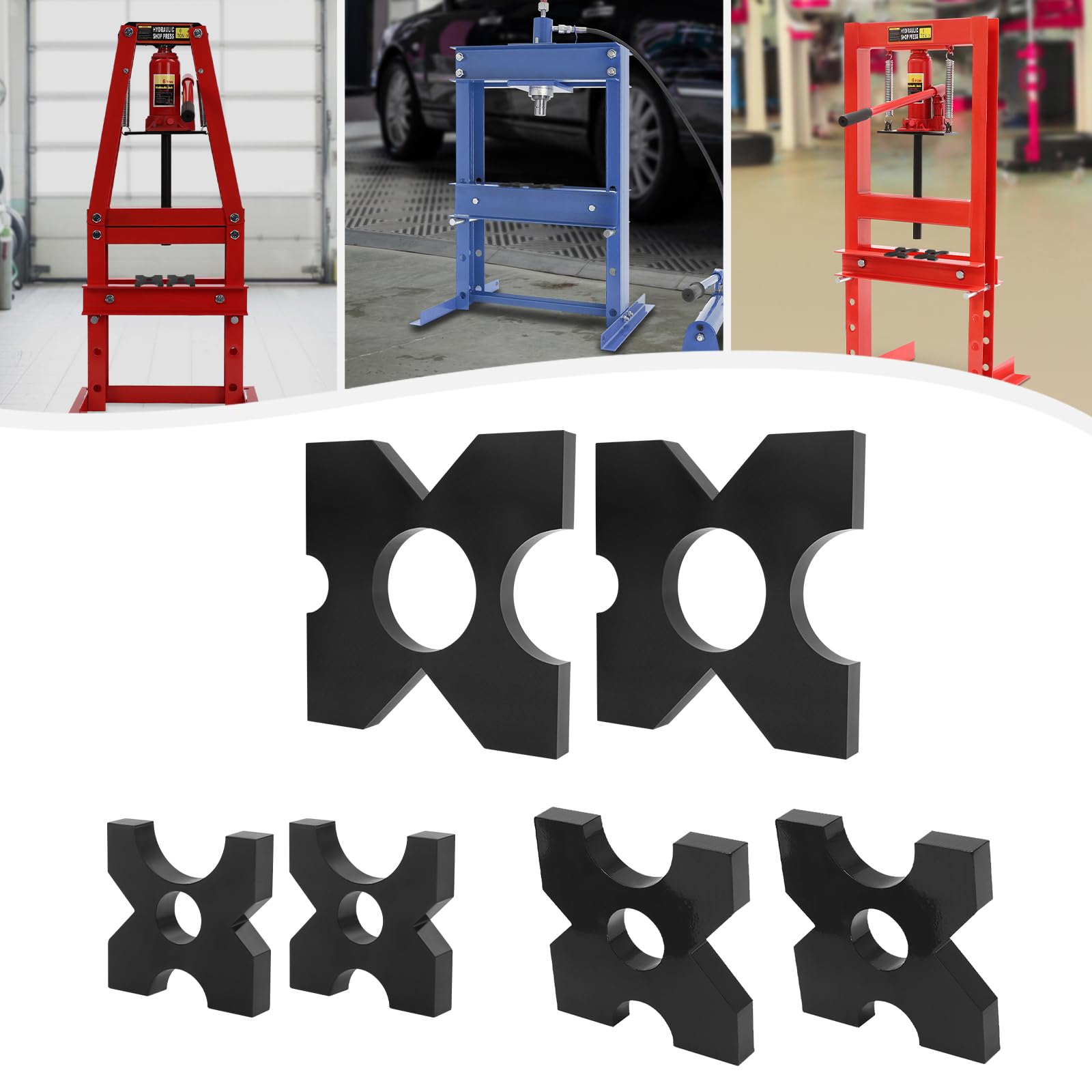 Press Plates H-Frame Arbor - 2-Pack For 20Ton & 32Ton Shop Presses ...