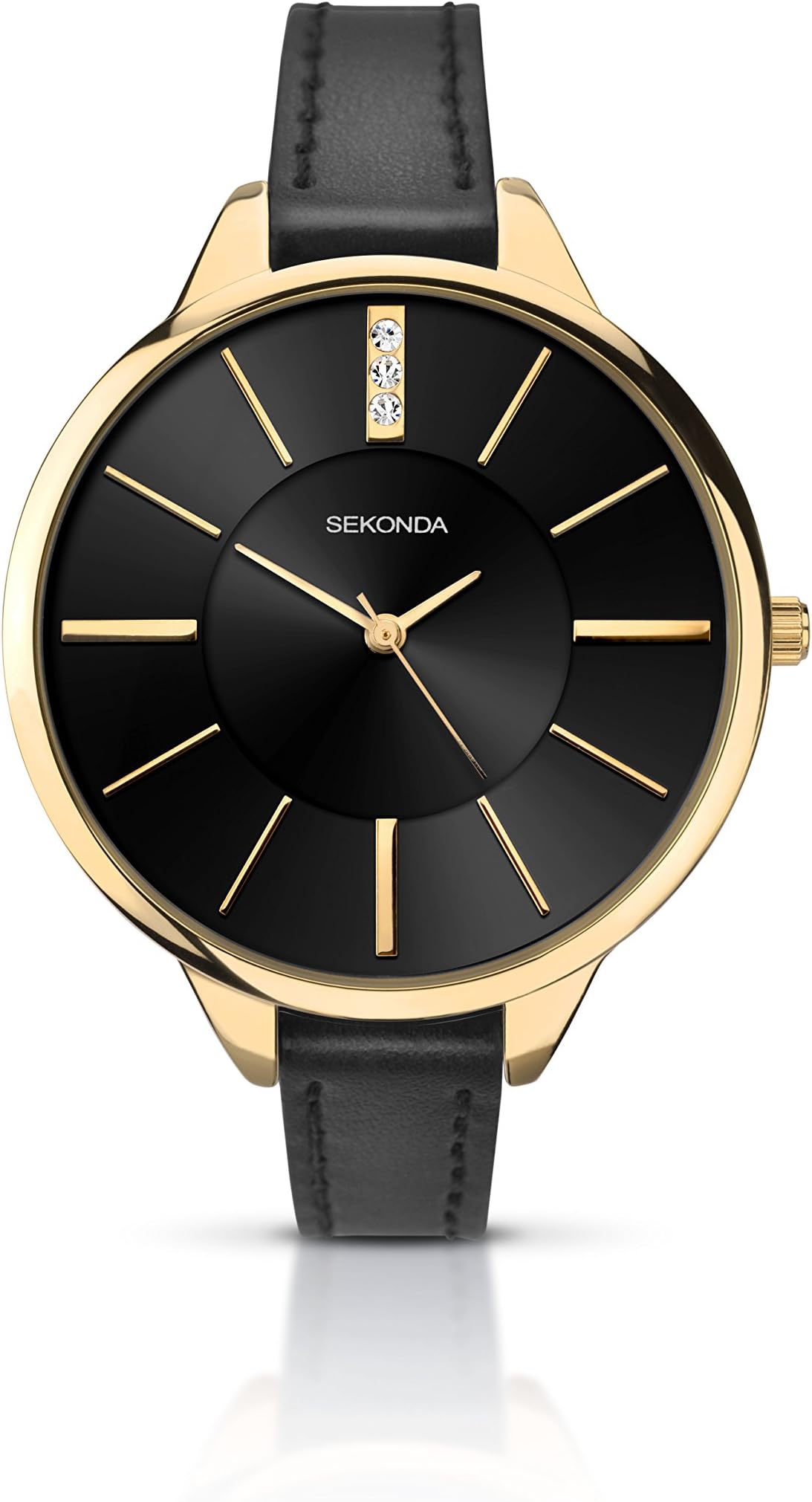Sekonda Classic Ladies Quartz Watch with White Dial Analogue Display ...