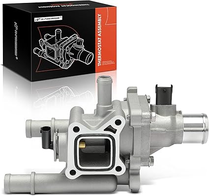 Amazon.com: A-Premium Upgraded Aluminum Coolant Thermostat and Housing ...