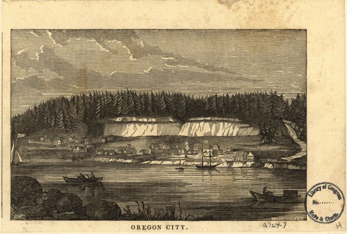 1850s Map of Oregon City: 0787166045969: Amazon.com: Books