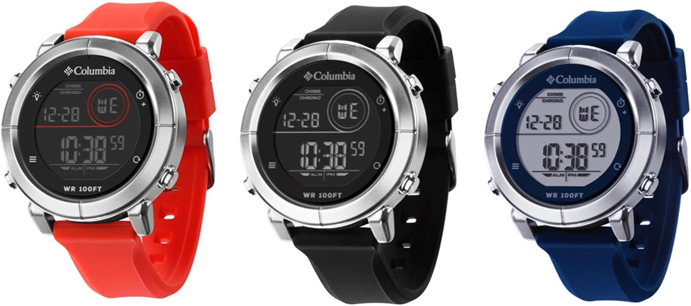 Amazon.com: Columbia Recruit Digital Chronograph Men's Watch 30M Water ...