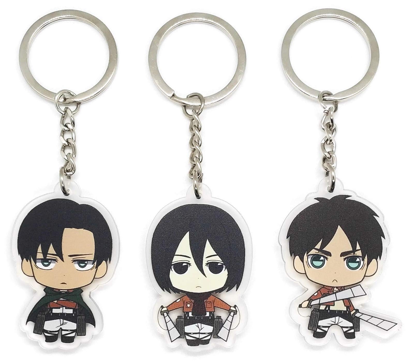 Amazon.com: EBTY DREAMS Inc. - Set of 3 AoT Attack On Titan Shingeki no ...