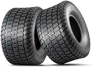 Amazon.com: MaxAuto 18x9.50-8 Lawn Mower Tires, 18x9.5-8nhs Utility Cart Turf Tires Replacement ...